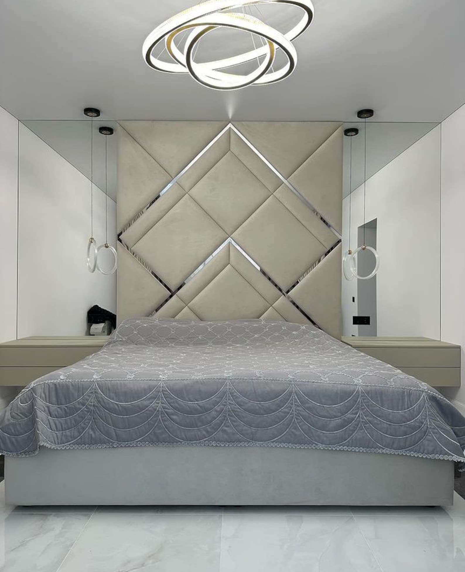 Bed Aline , Headboard of Any Size, Made to Order, Custom Furniture ...