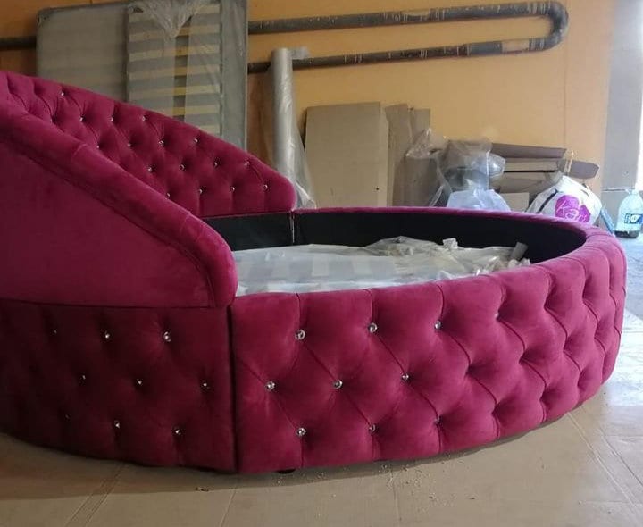 Round Bed Soho, Full Size, Queen Size, King Size, Custom Furniture ...