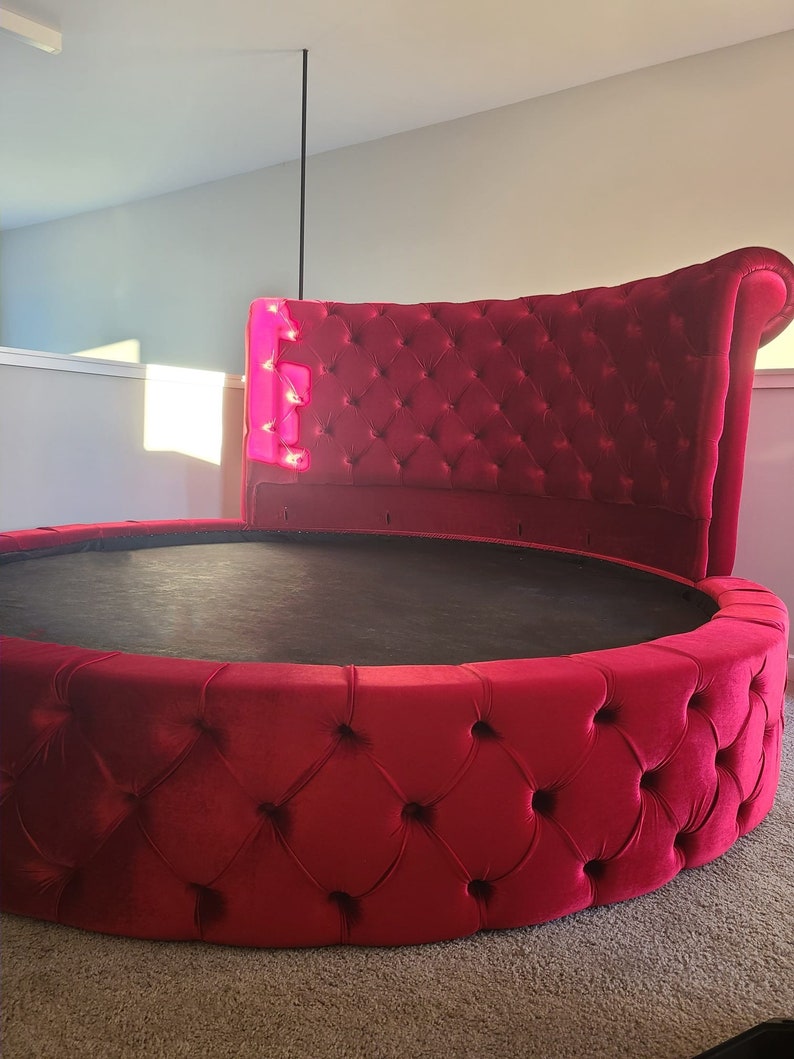 Round Bed Atlanta, Full Size, Queen Size, King Size, Custom Furniture ...