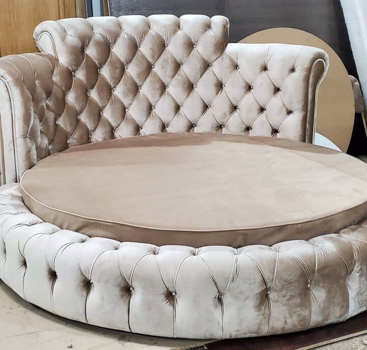 Round Bed Amelia, Full Size, Queen Size, King Size, Custom Furniture ...