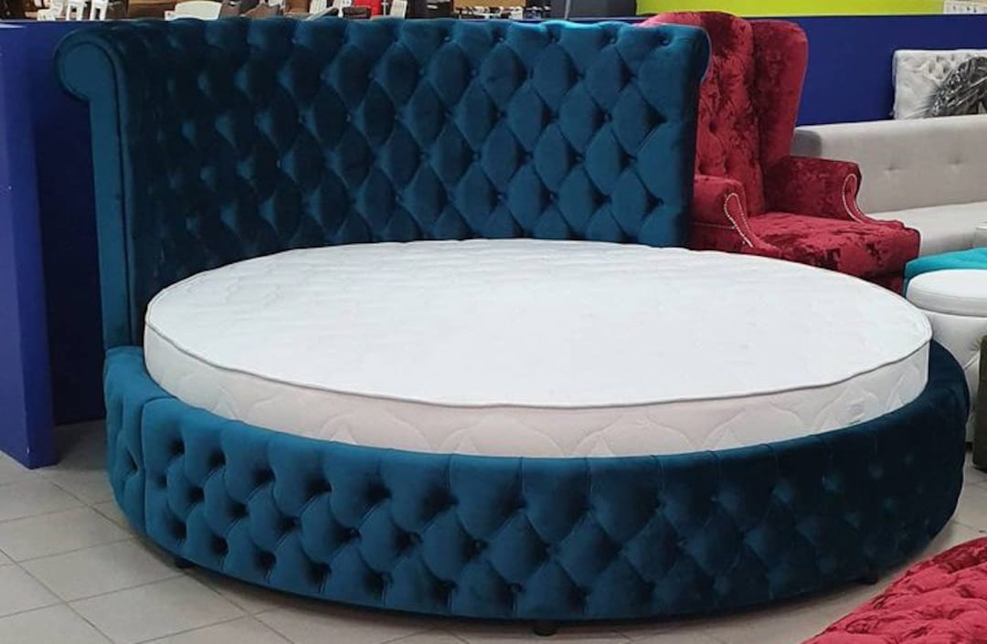 Round Bed Atlanta, Full Size, Queen Size, King Size, Custom Furniture ...