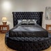 Round Bad Angelina King Queen Full Size Any Color Custom Bed, Circle ...