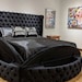 Round Bad Angelina King Queen Full Size Any Color Custom Bed, Circle ...
