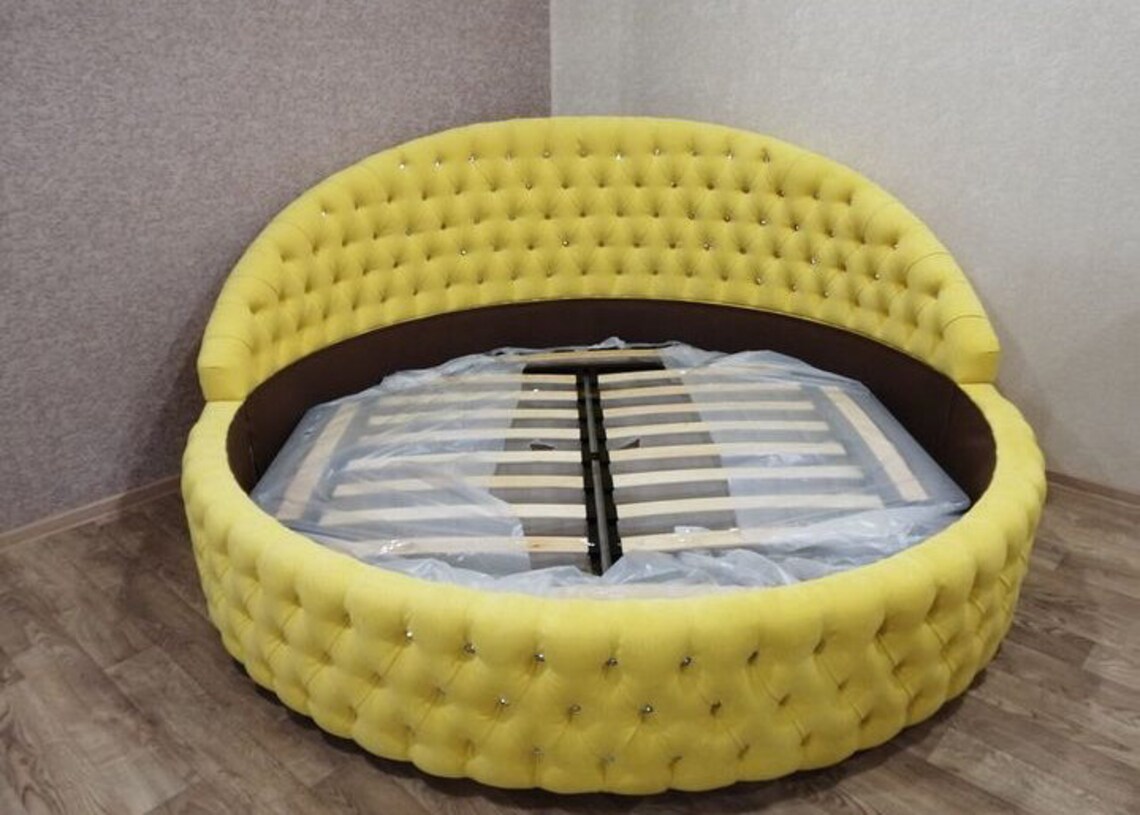 Round Bed Soho, Full Size, Queen Size, King Size, Custom Furniture ...