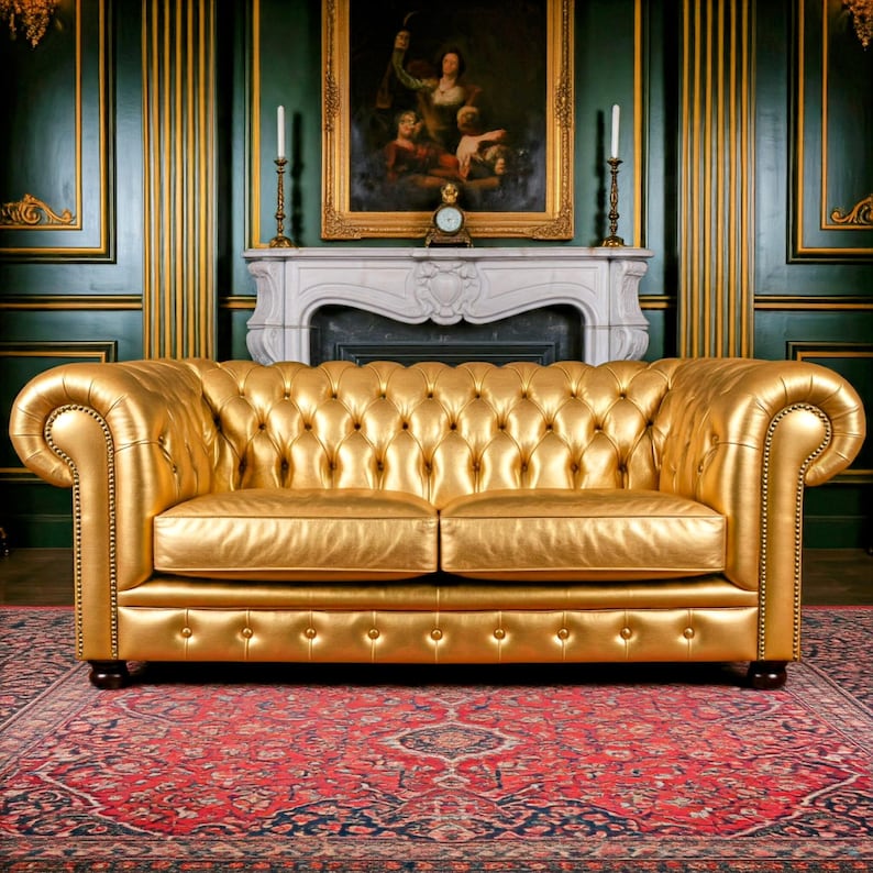 Sofa Chesterfield Any Color Size Please Read Description - Etsy