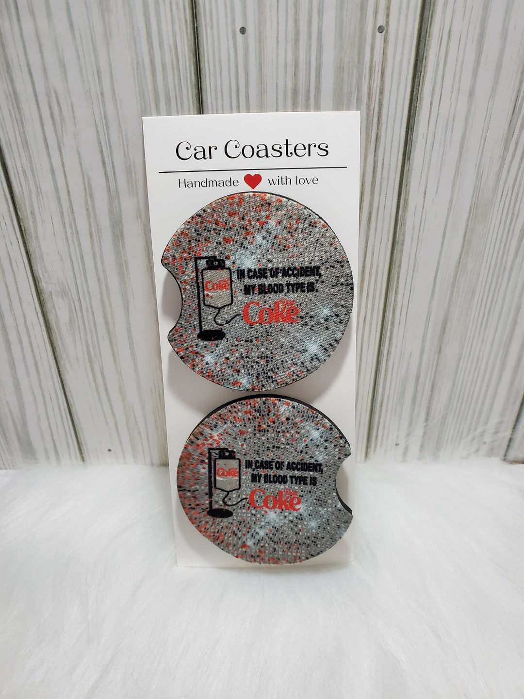 Diet Coke Designed Sublimated Neoprene Car Coasters - Etsy