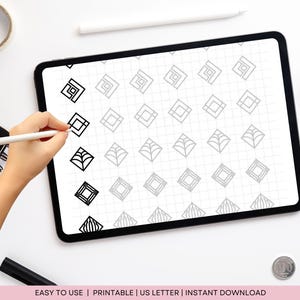 Mandala Practice Sheets for Beginners, Mandala Training Sheets, Adult ...