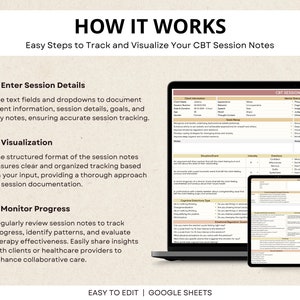 CBT Therapy Session Notes Template, Cognitive Behavioral Session ...