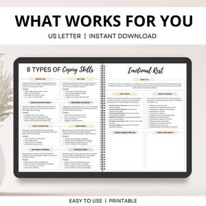 7 Types of Rest Self Care Worksheets, Mental Health Tool for Burnout ...