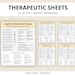 Therapy Cheat Sheets Bundle, Modality Reference Guides, for CBT, DBT ...