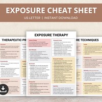 ERP Worksheets, Exposure and Response Prevention Therapy, Exposure ...