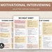 Motivational Interviewing Therapy Cheat Sheets, Stages of Change, MI ...