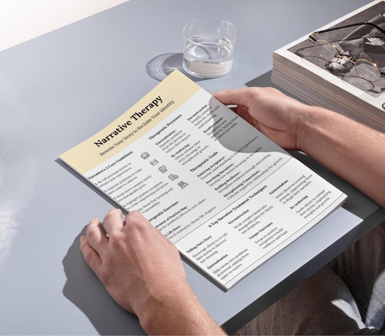 Narrative Therapy Cheat Sheet, Narrative Therapy Exercises, Tree of ...