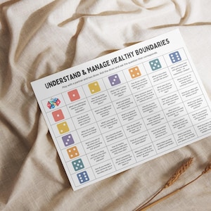 School Counseling Dice Game for Teens, Youth Group Therapy Game ...