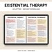 Existential Therapy Cheat Sheets, Existential Crisis, Positive ...