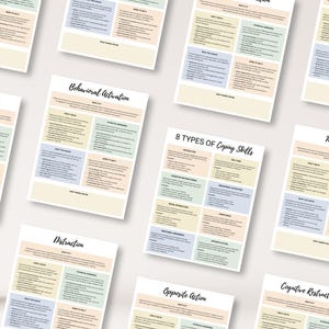 8 Types of Coping Skills Toolkit for Emotional Regulation, Coping ...