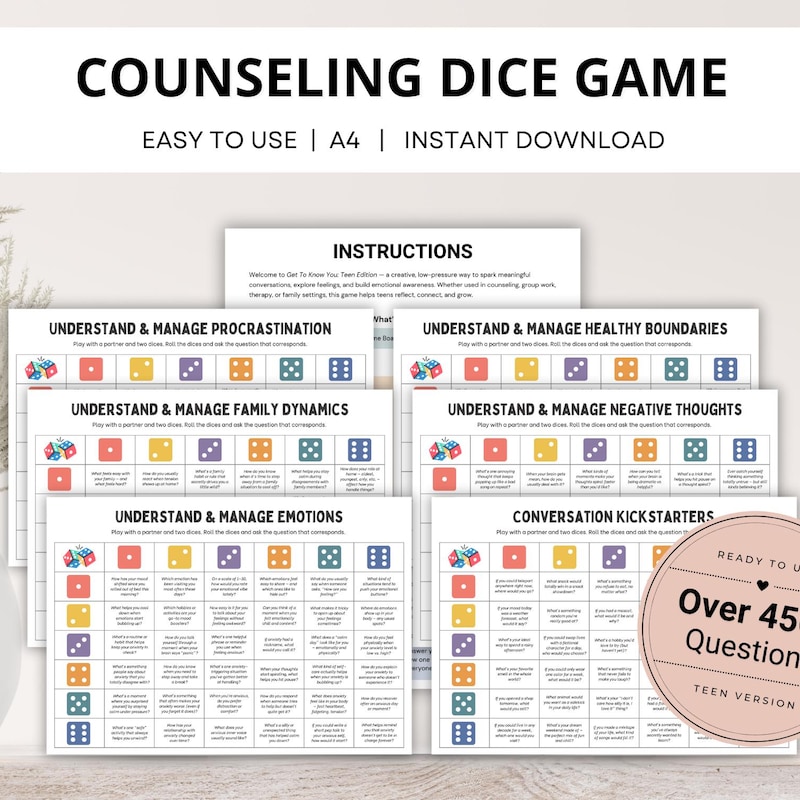 Anxiety Game Kids - Etsy UK