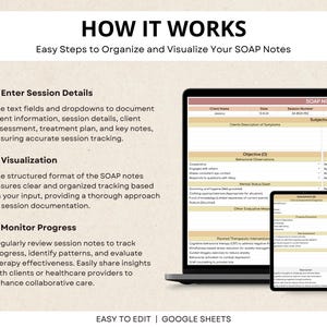 SOAP Note Template, Therapy Progress Notes, SOAP Note Guide, Therapist ...