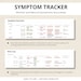 Symptom Tracker, Notion Template, Monthly Symptom Diary, Notion Tracker ...
