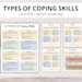 8 Types of Coping Skills Toolkit for Emotional Regulation, Coping ...