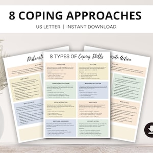 8 Types of Coping Skills Toolkit for Emotional Regulation, Coping ...