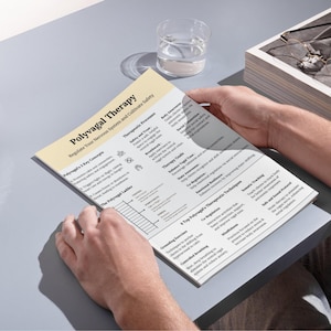 Polyvagal Therapy Cheat Sheet, Polyvagal Ladder, Vagal Nerve Therapy ...