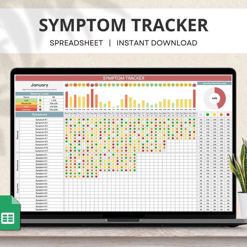 Symptom Tracker - Etsy