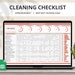 Cleaning Tracker Google Sheet, Daily Cleaning Checklist, Monthly ADHD ...