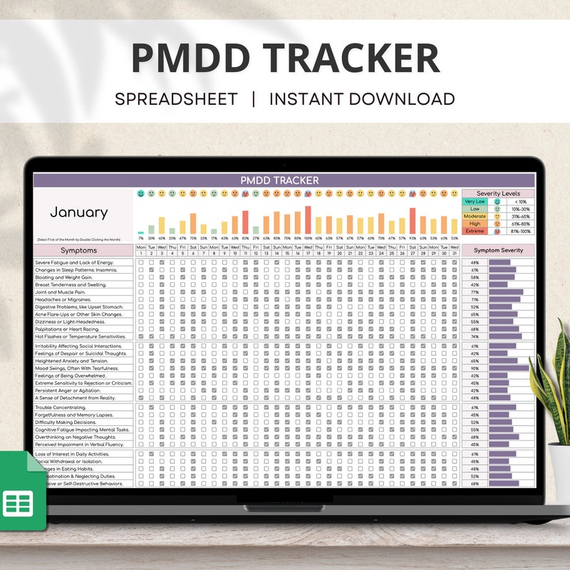 Monthly Fertility Tracker - Etsy