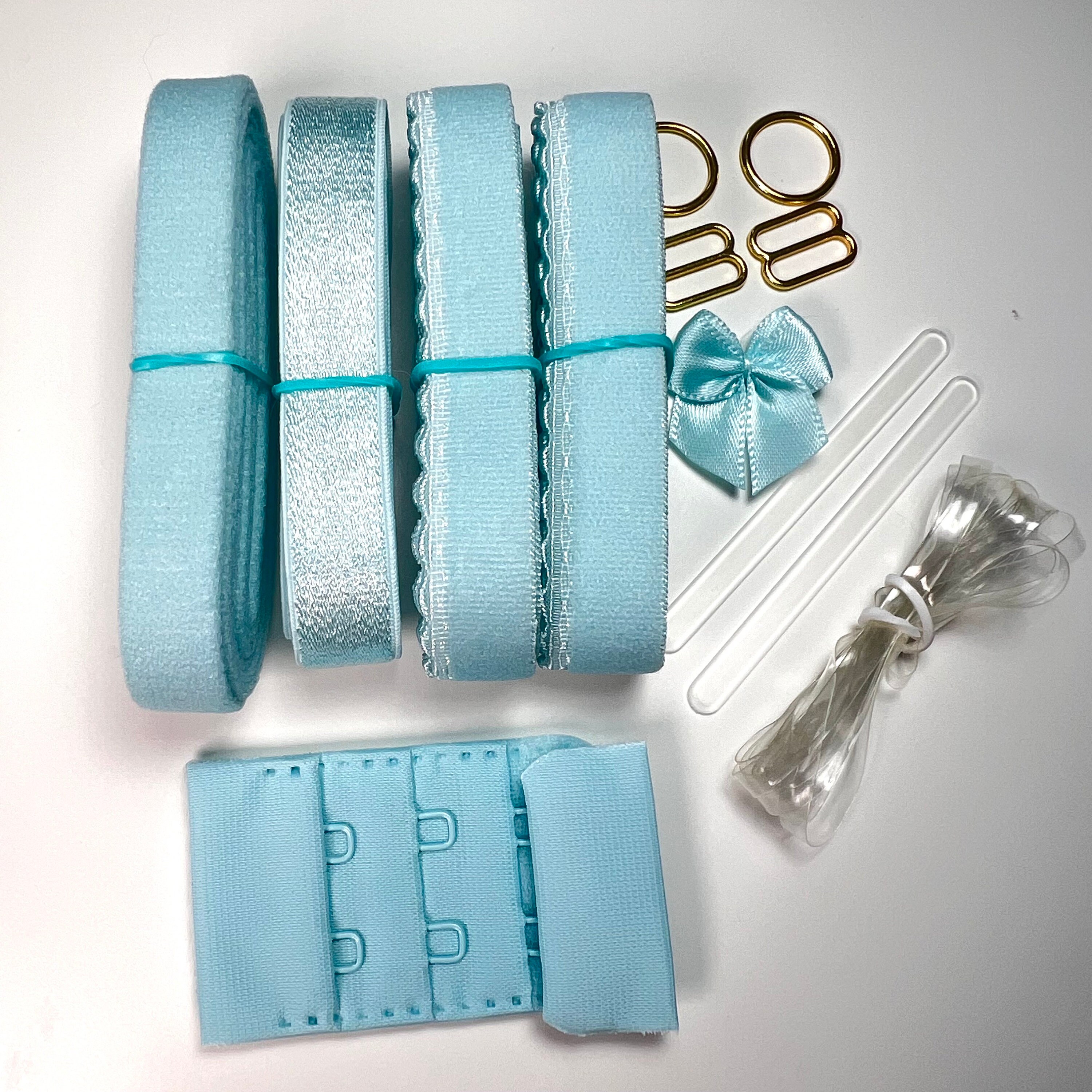 Icy Morning Bra Findings Kit – Lingerie Elastic, Hook and Eye, Bones ...