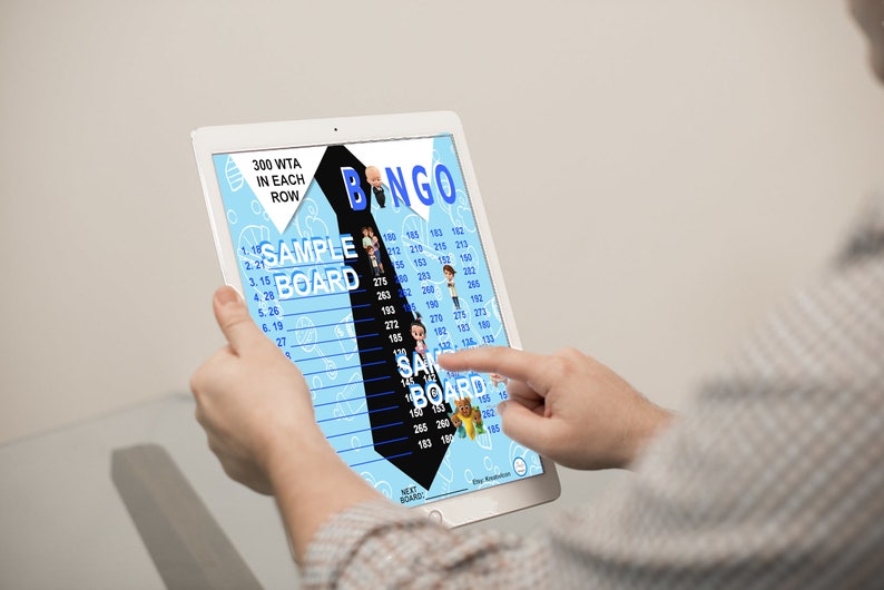 Boss- Baby 300 Bingo Board - Etsy
