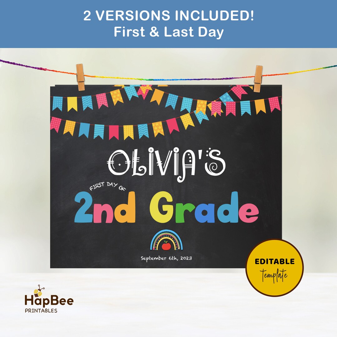 Printable Back To School Chalkboard Sign First Day Of School Etsy printable-back-to-school-chalkboard-sign-first-day-of-school-etsy