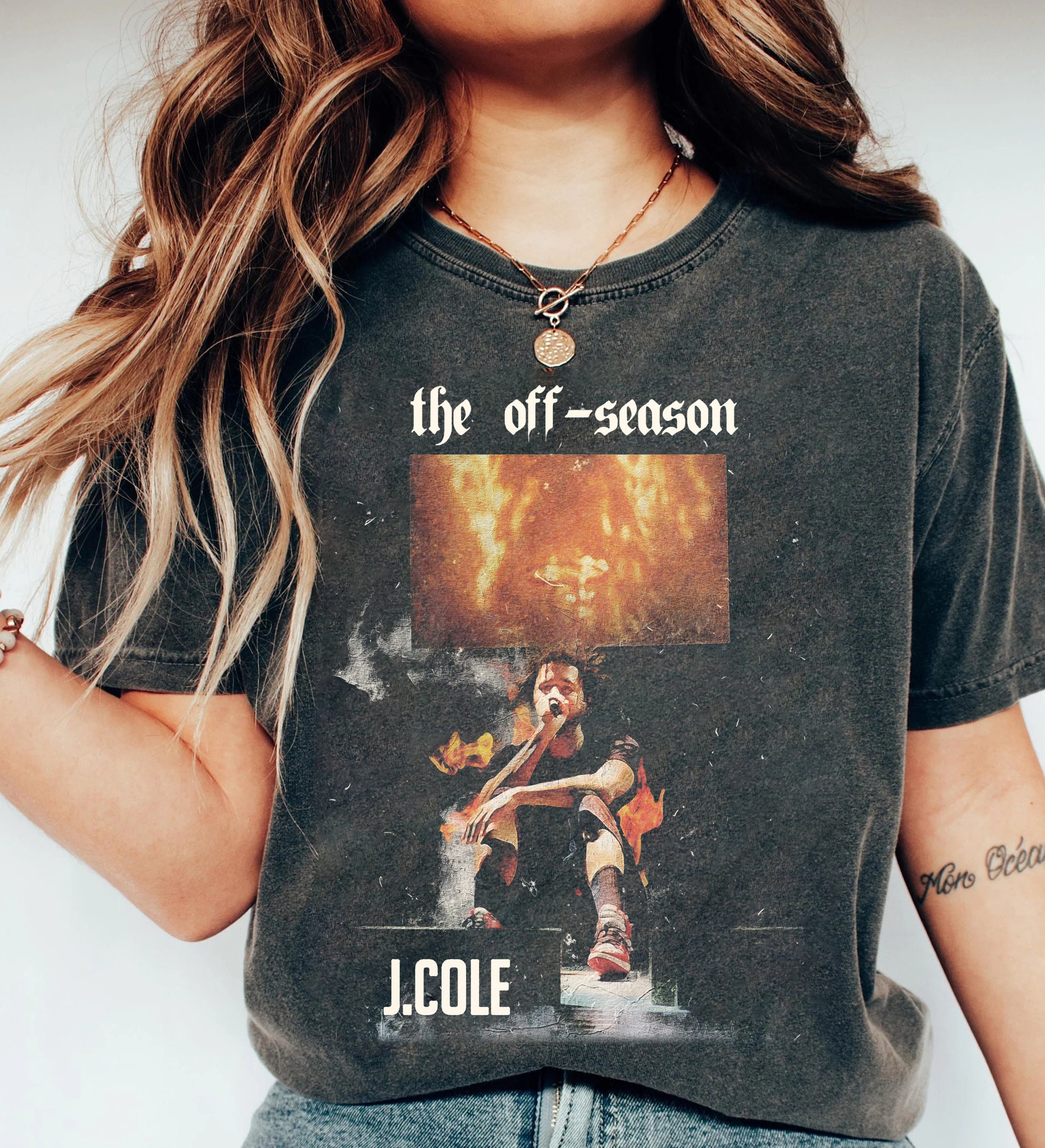 J Cole T-shirt Sweatshirt, Retro J Cole Tour Shirt, Hip Hop Rap Shirt ...