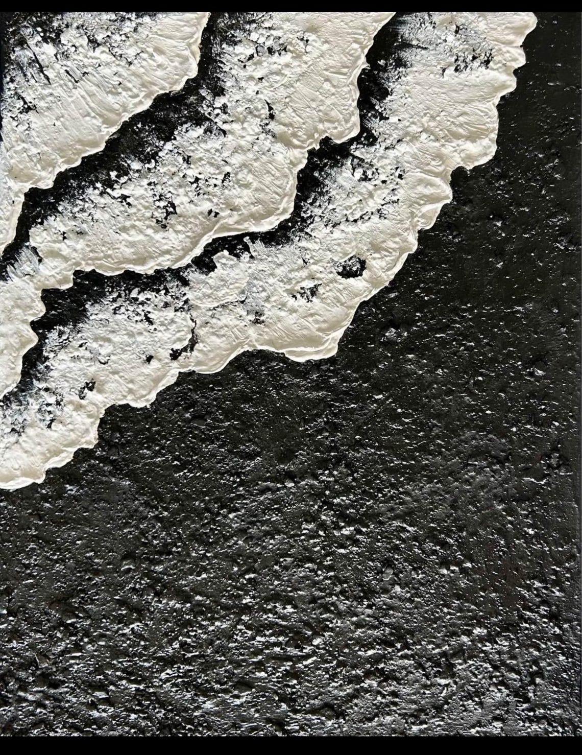 Black Sea 3D Texture Art Unique Wall Art - Etsy