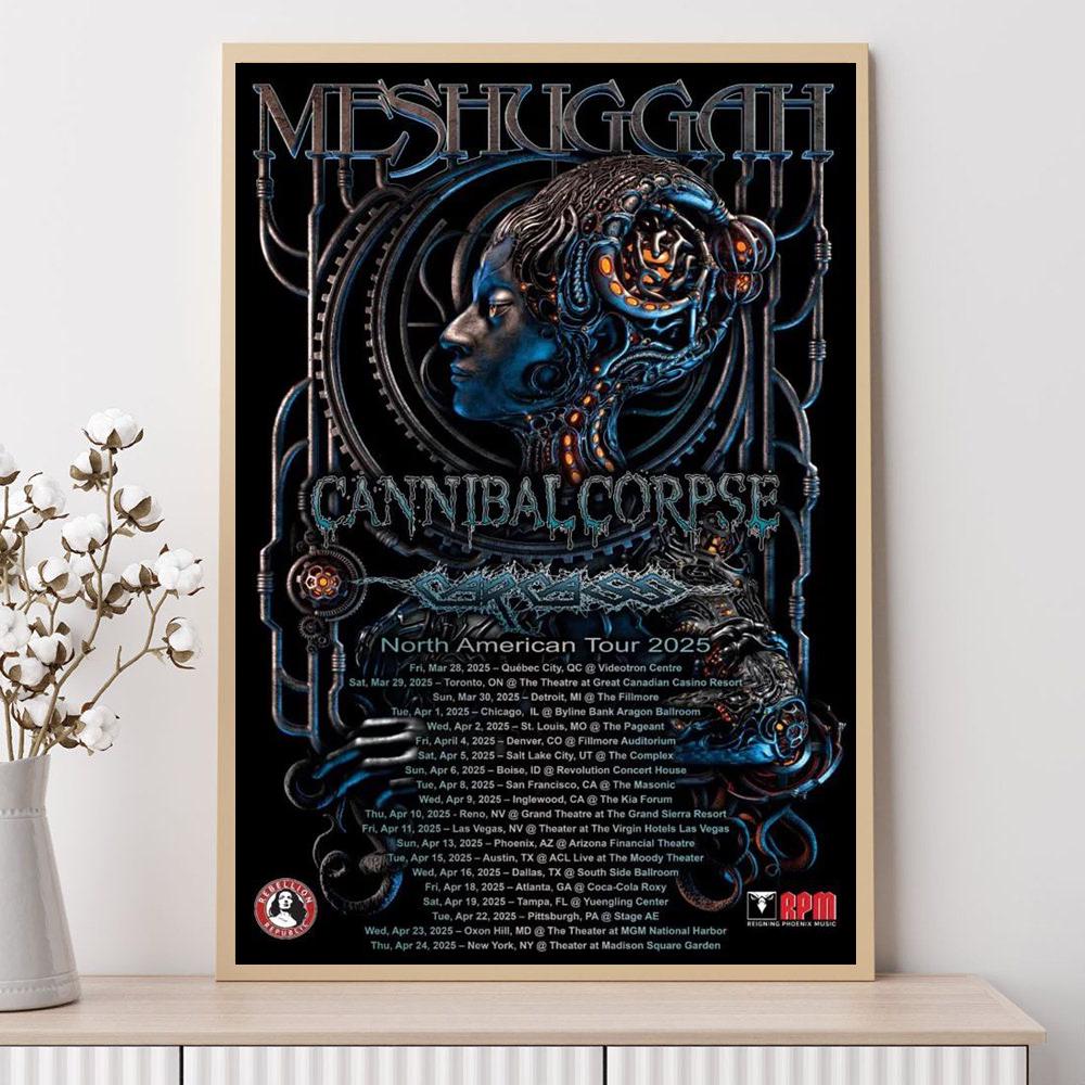 Digital Download Meshuggah North American Tour 2025 - Etsy