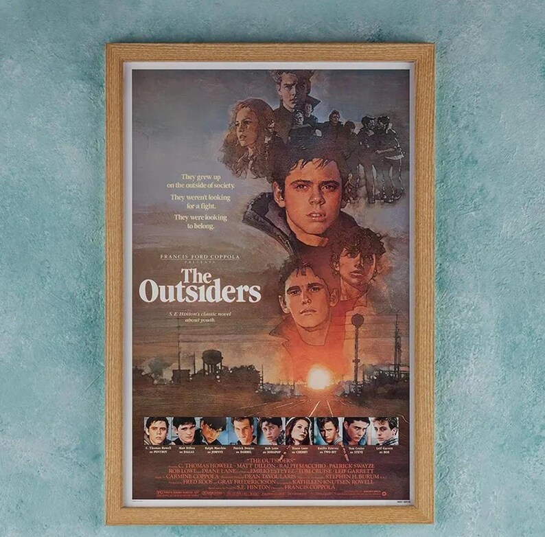 The Outsiders 1983 Movie Poster - Etsy