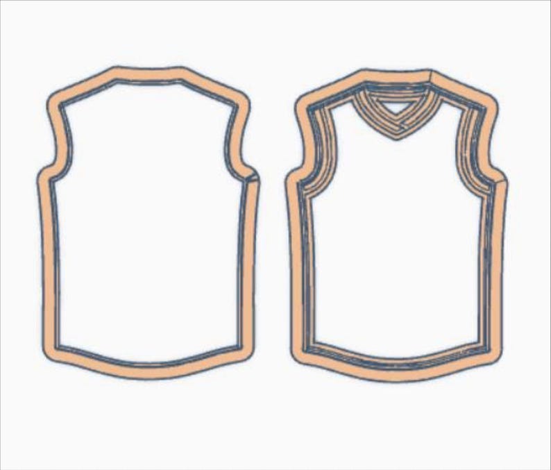 Digital STL Files 80.5mm Afl Football Guernsey Cookie/fondant/clay ...