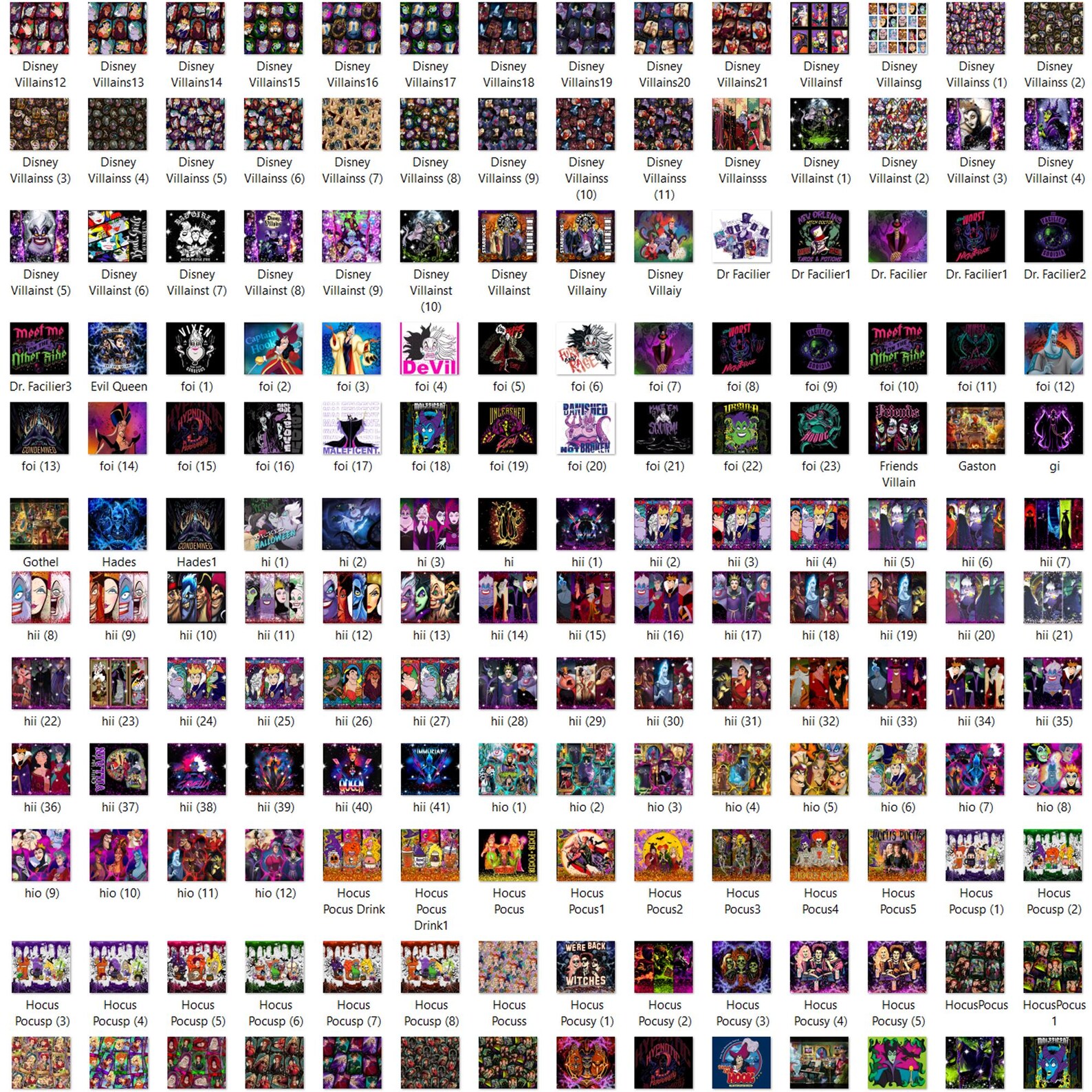 500+ Designs Villain Characters Bundle 20oz Skinny Tumbler Png ...