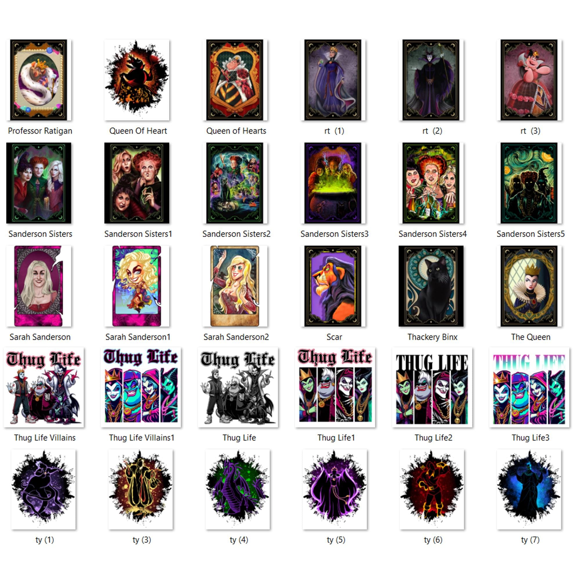100+ Files Villain Characters Bundle Png, Villains Png, Cartoon Movies ...