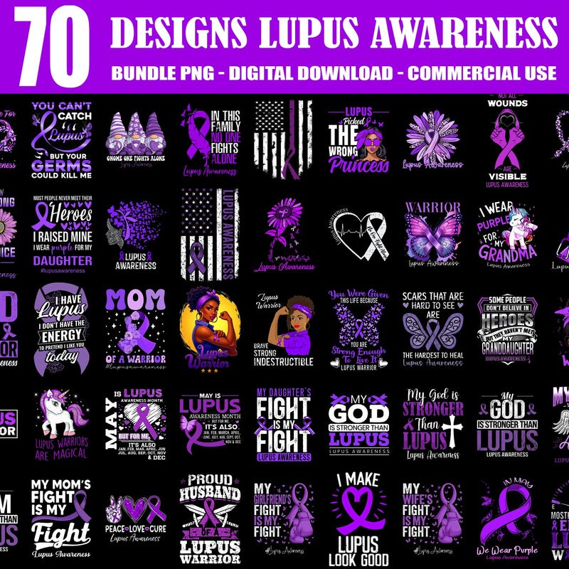 Lupus Awareness Prints - Etsy UK