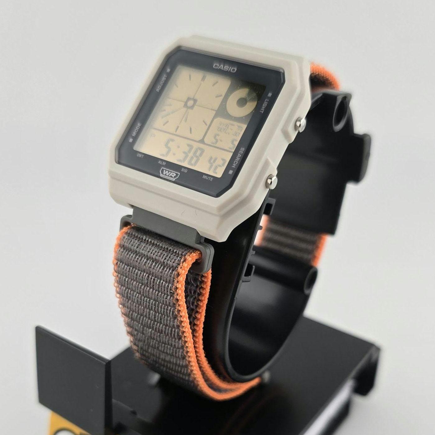 Casio LF20W-8A Modified | POP Gray | With Orange Tint | Orange and Grey ...