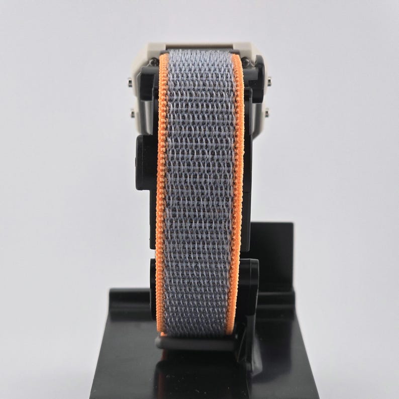 Casio LF20W-8A Modified POP Gray With Orange Tint Orange and Grey Nylon ...