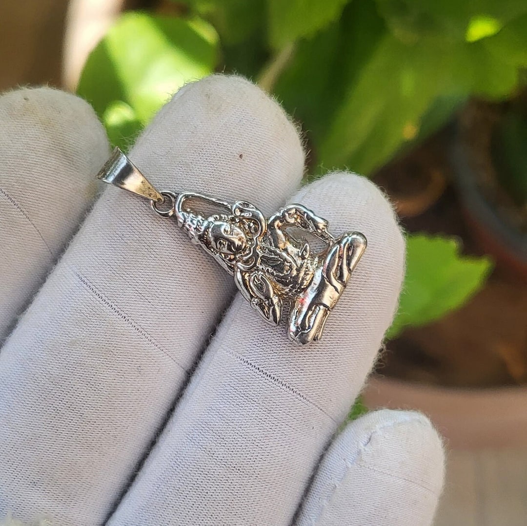 Shiv Ji God Idol Pendant 925 Sterling Silver Pendant Hindu Pendant ...
