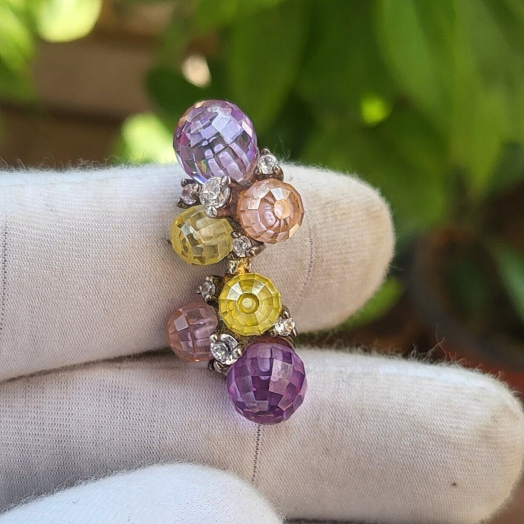 Sterling Silver Fancy Cut Cubic Quartz Pendant 925 Sterling Silver ...