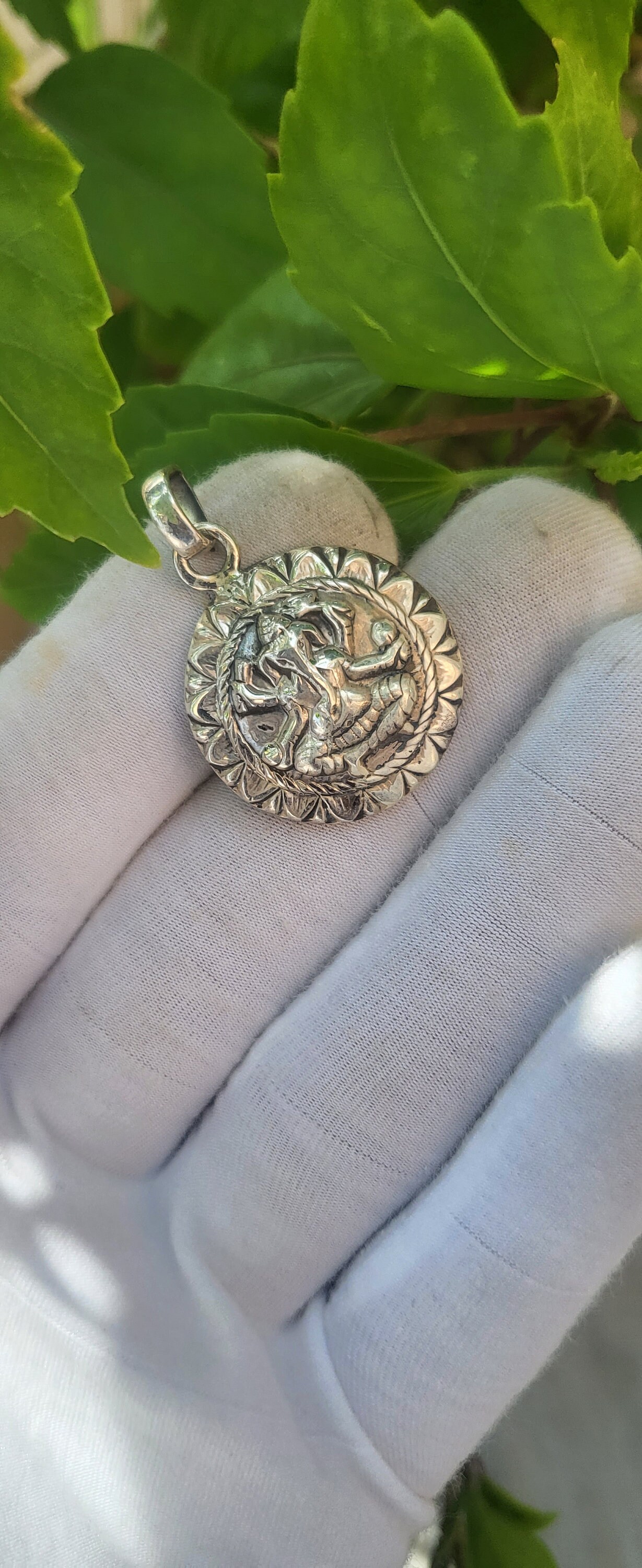 Ganesh Ji Pendant Hindu Pendant Spiritual Jewelry Goddess - Etsy