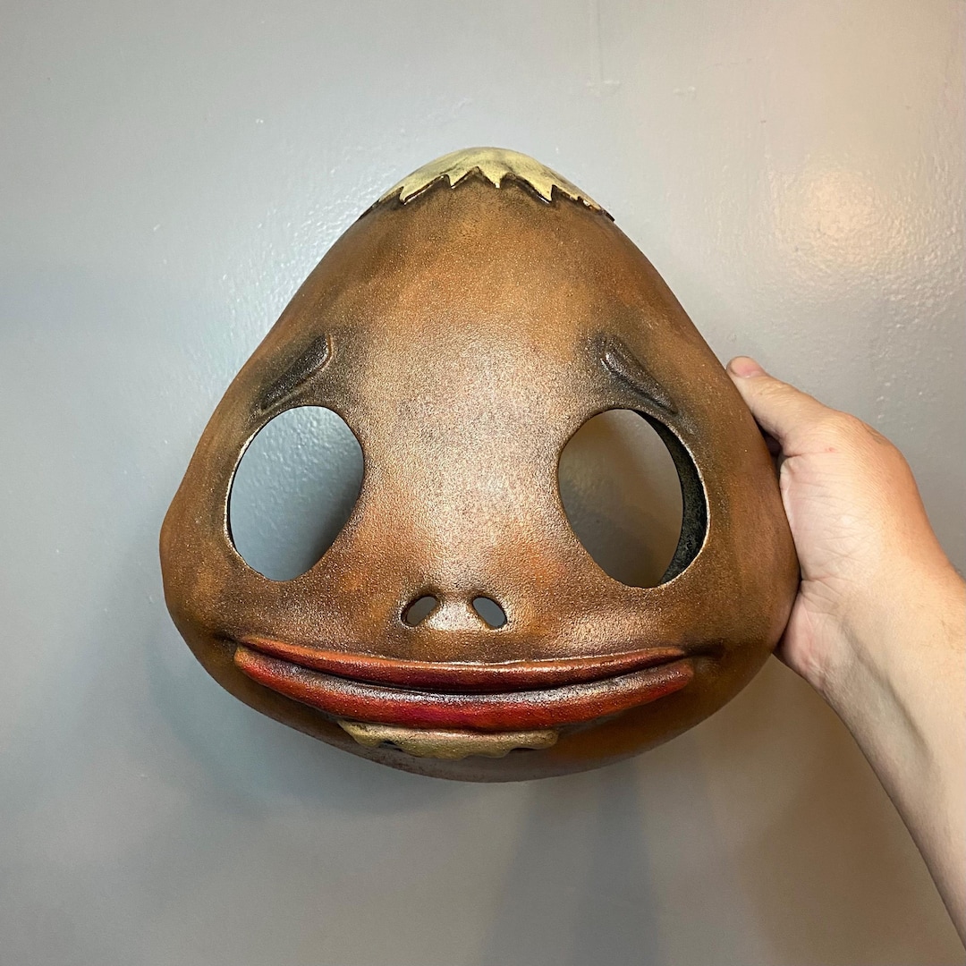 Handmade Goron Mask - Zelda Majora's Mask - 3D Printed, Painted ...