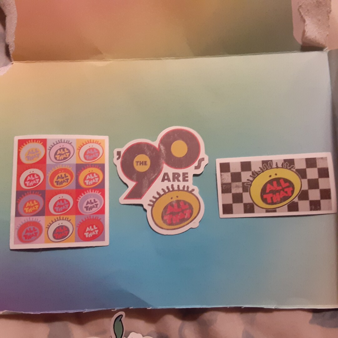 All That 3 Pack Stickers 90s Nickelodeon - Etsy