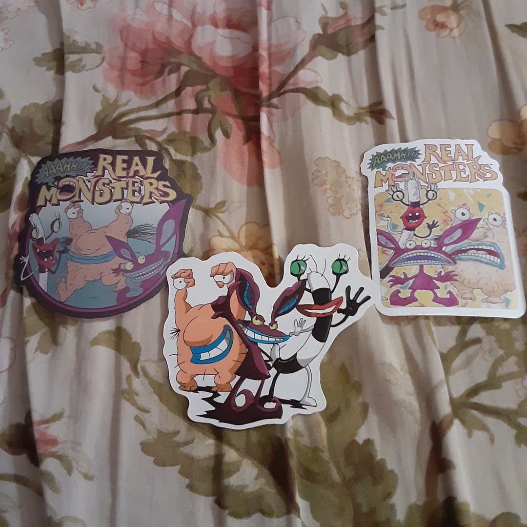 3 Ahhh Real Monsters Stickers 90s Cartoons Nostalgia - Etsy
