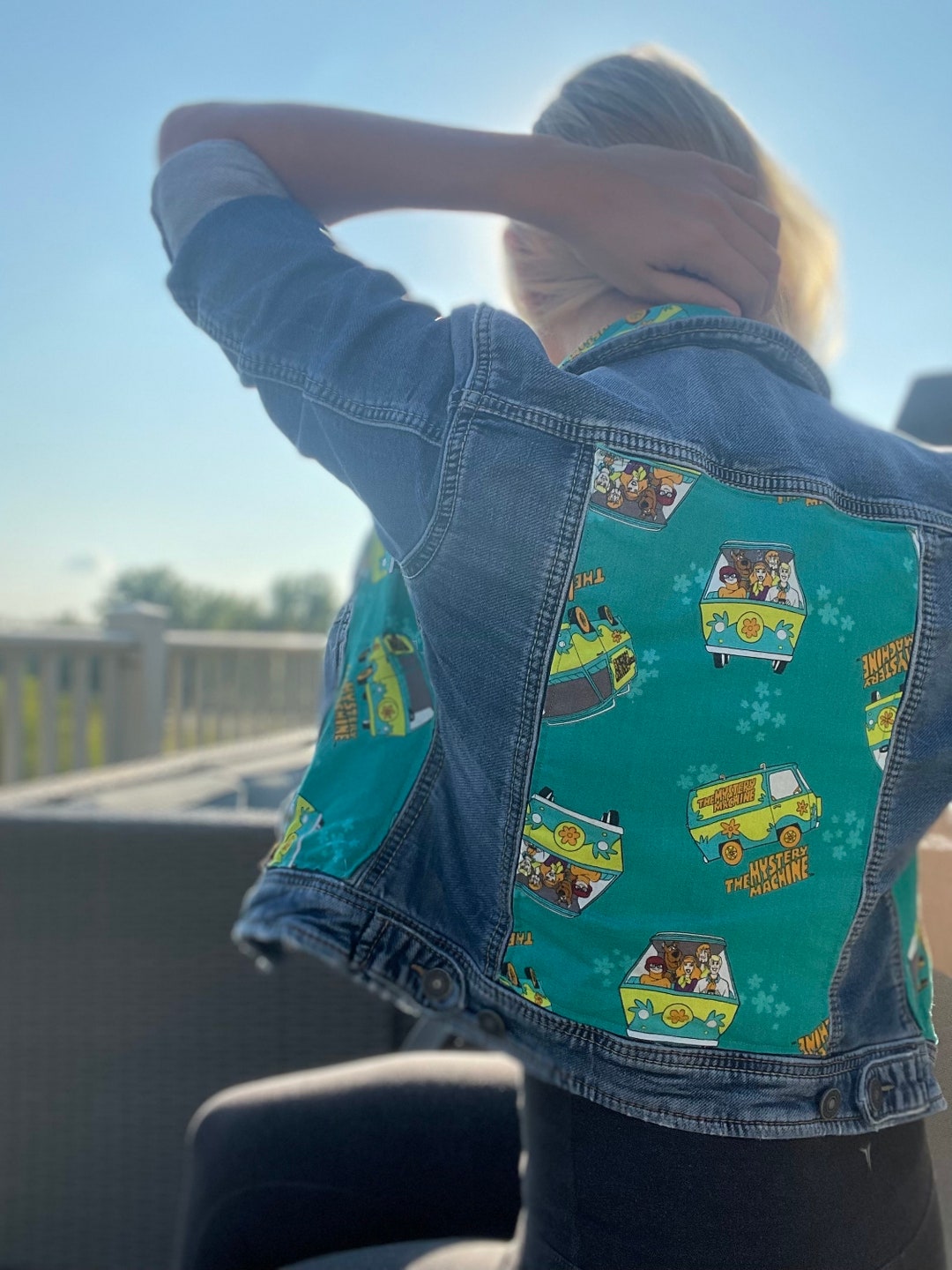 Upcycled Denim Jacket Mystery Machine - Etsy
