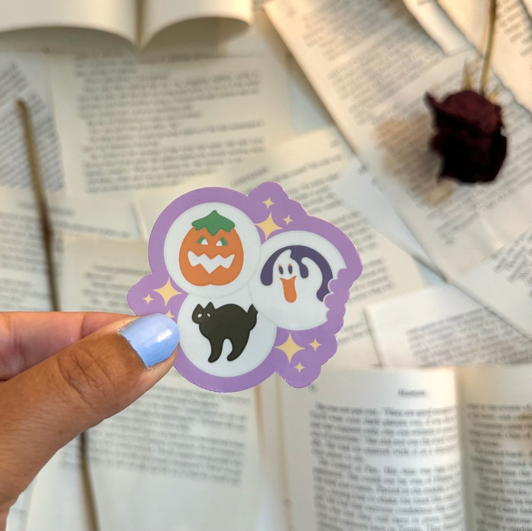Halloween Sugar Cookie Stickers | Bookish Sticker| Spooky | Halloween ...